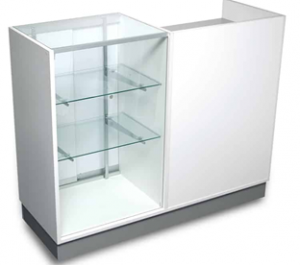 Half Glass Display Cabinet - Multiple Colours | Outstanding Displays
