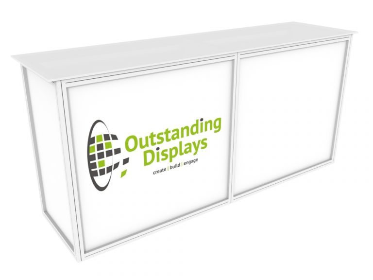 Large Exhibition Counter (signage) – Multiple Colours | Outstanding ...