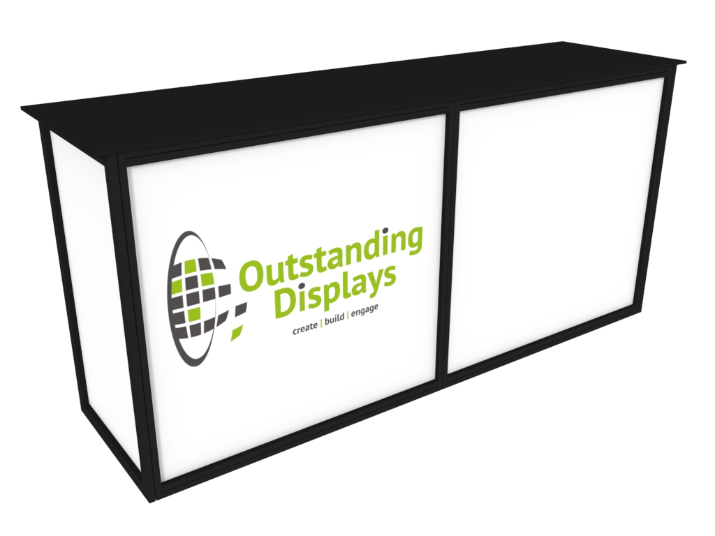 Large Exhibition Counter (signage) – Multiple Colours | Outstanding ...