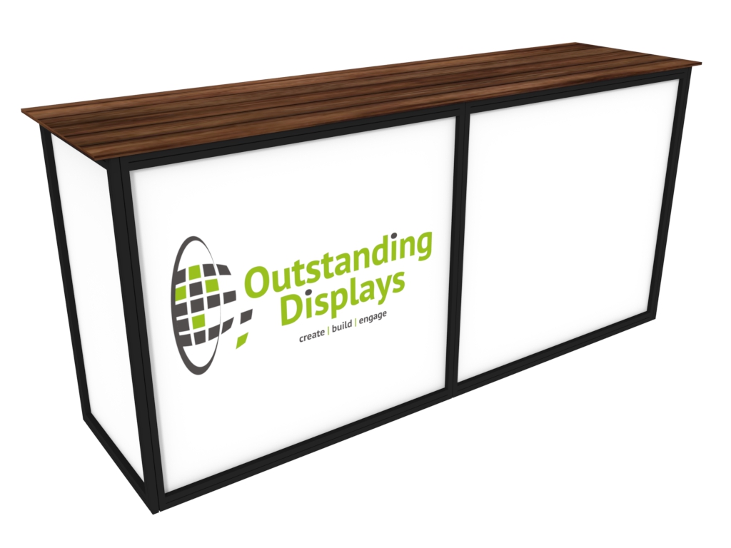 Large Exhibition Counter (signage) – Multiple Colours | Outstanding ...